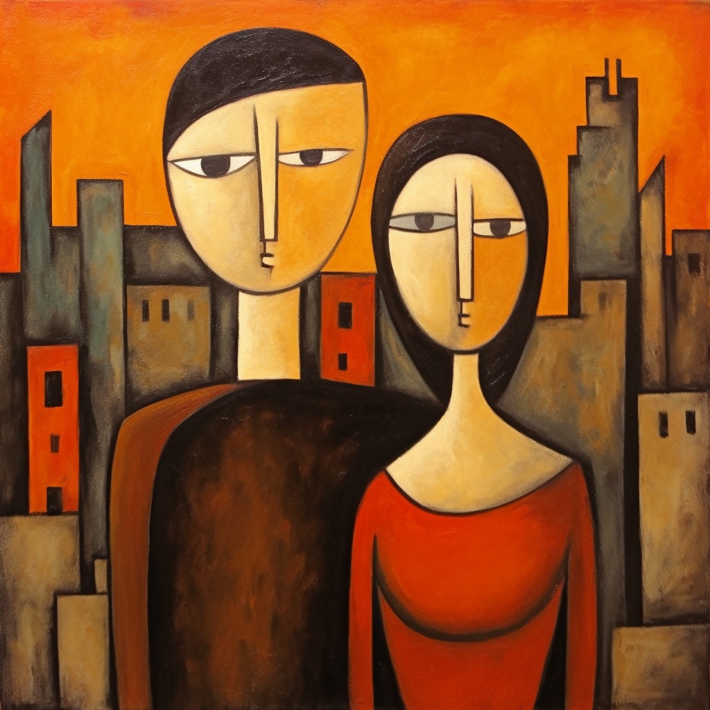 Abstract Couple #7 by Irina Shamaeva