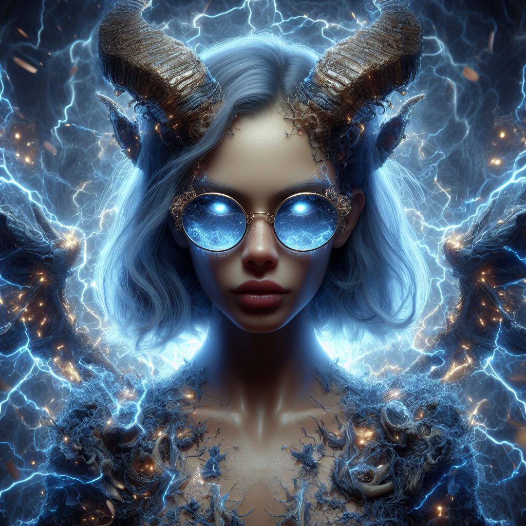 Lighting themed demons #4 by Adrian