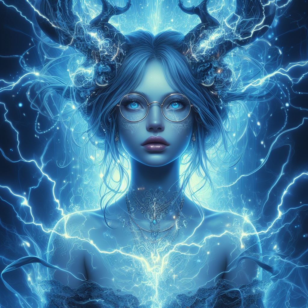 Lighting themed demons #9 by Adrian