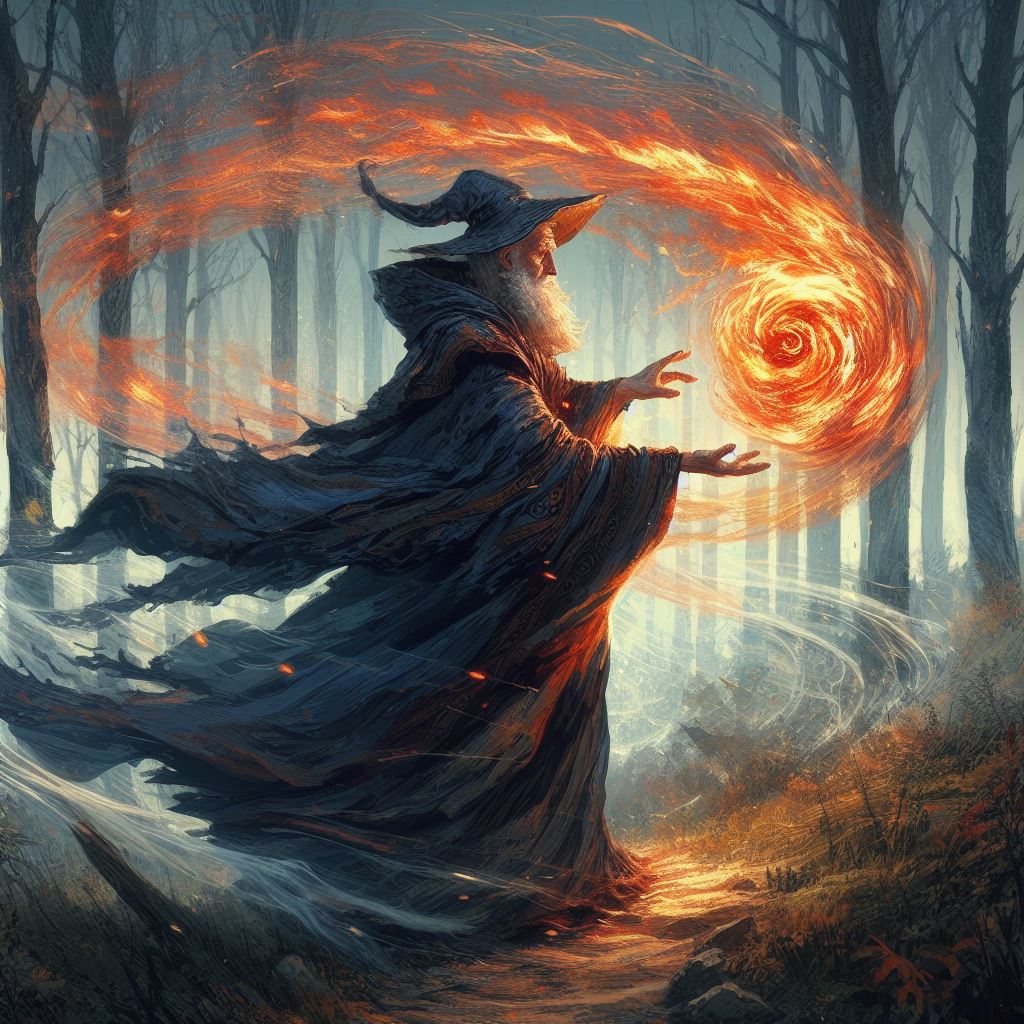 Fire wizard #1 by Adrian