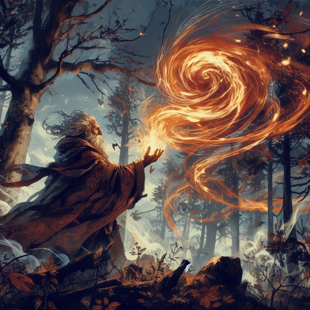 Fire wizard #3 by Adrian