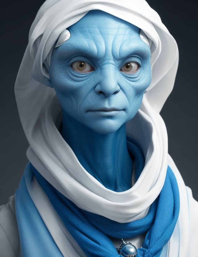 Scarf Alien #16 by AIStandby