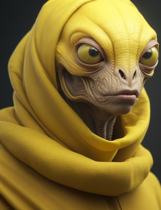 Scarf Alien #18 by AIStandby