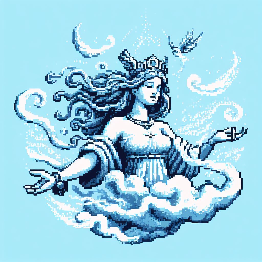 Ancient air goddess #10 by Adrian