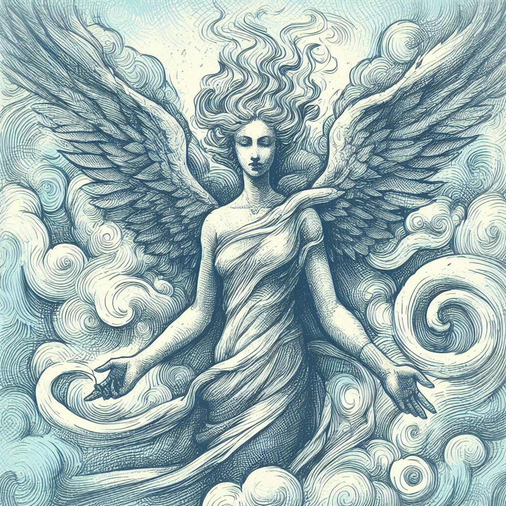 Ancient air goddess #16 by Adrian