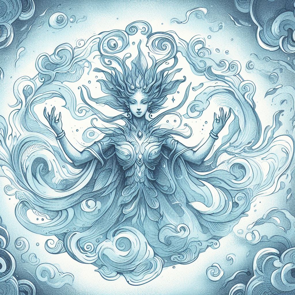 Ancient air goddess #19 by Adrian